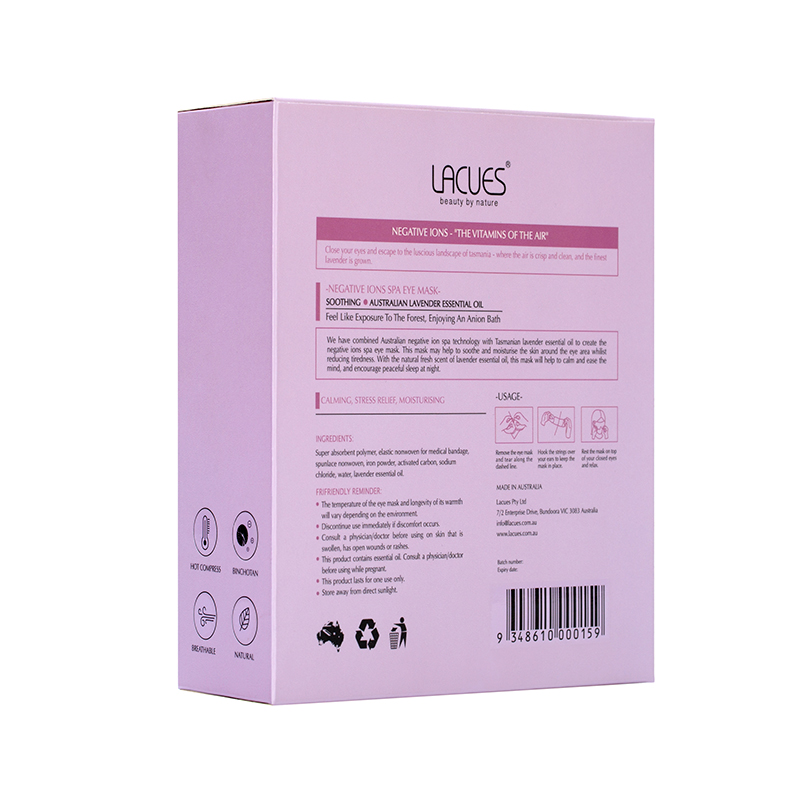 Australian Lavender Essential Oil Spa Eye Mask (Sold Out) – LACUES Care ...